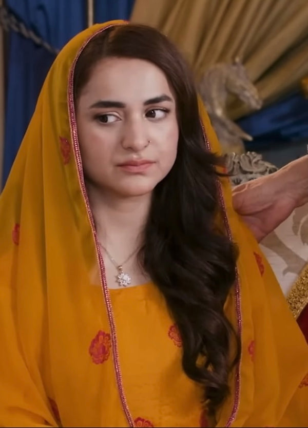 Yumna Zaidi - Yellow Pishwas